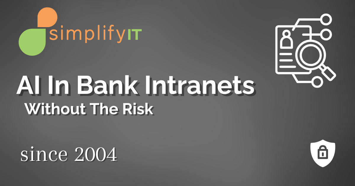 How Banks Use AI Inside Their Intranet (Without the Risk)