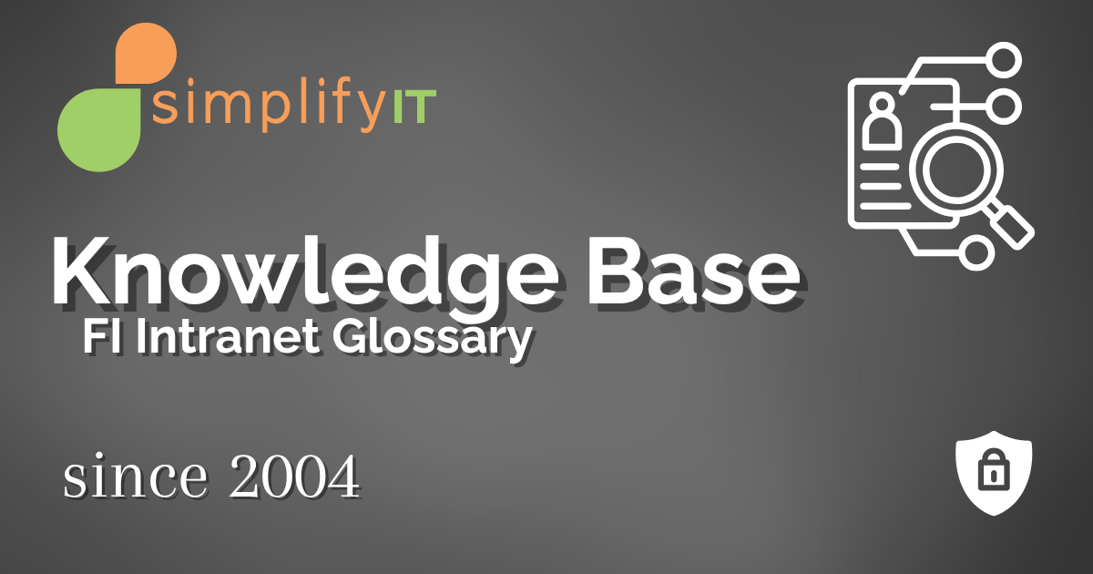 What Is a Knowledge Base? | SimplifyIT Intranet Glossary