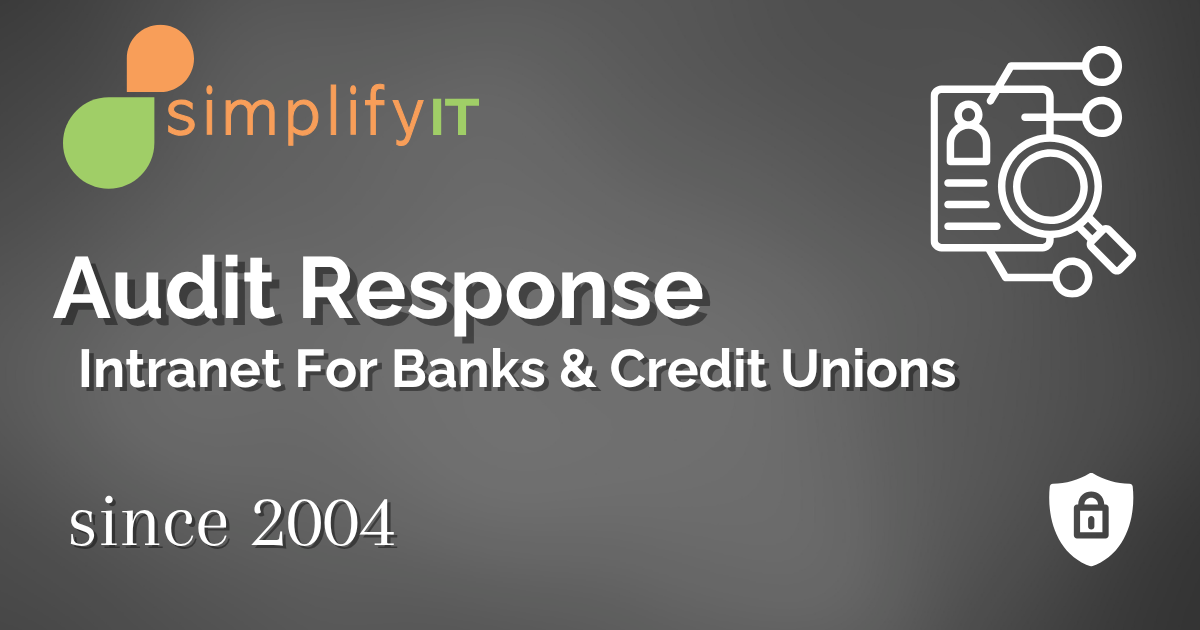Audit Response Tools for Financial Institutions | SimplifyIT