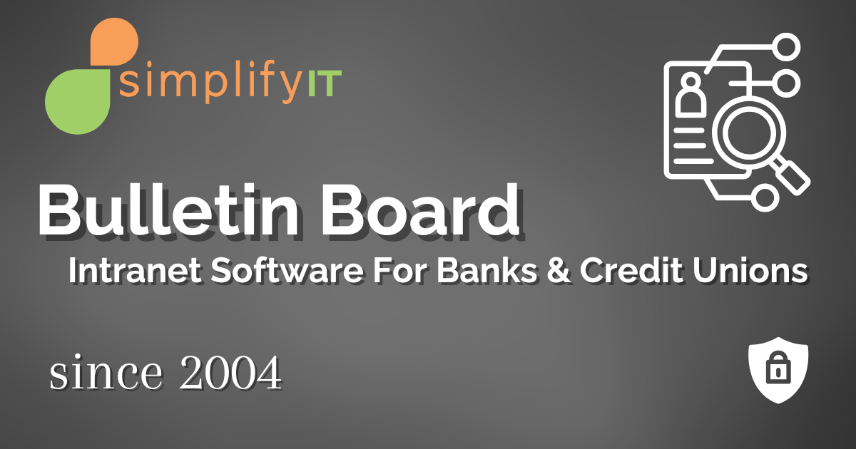 Digital Bulletin Board | Intranet Feature for Financial Institutions