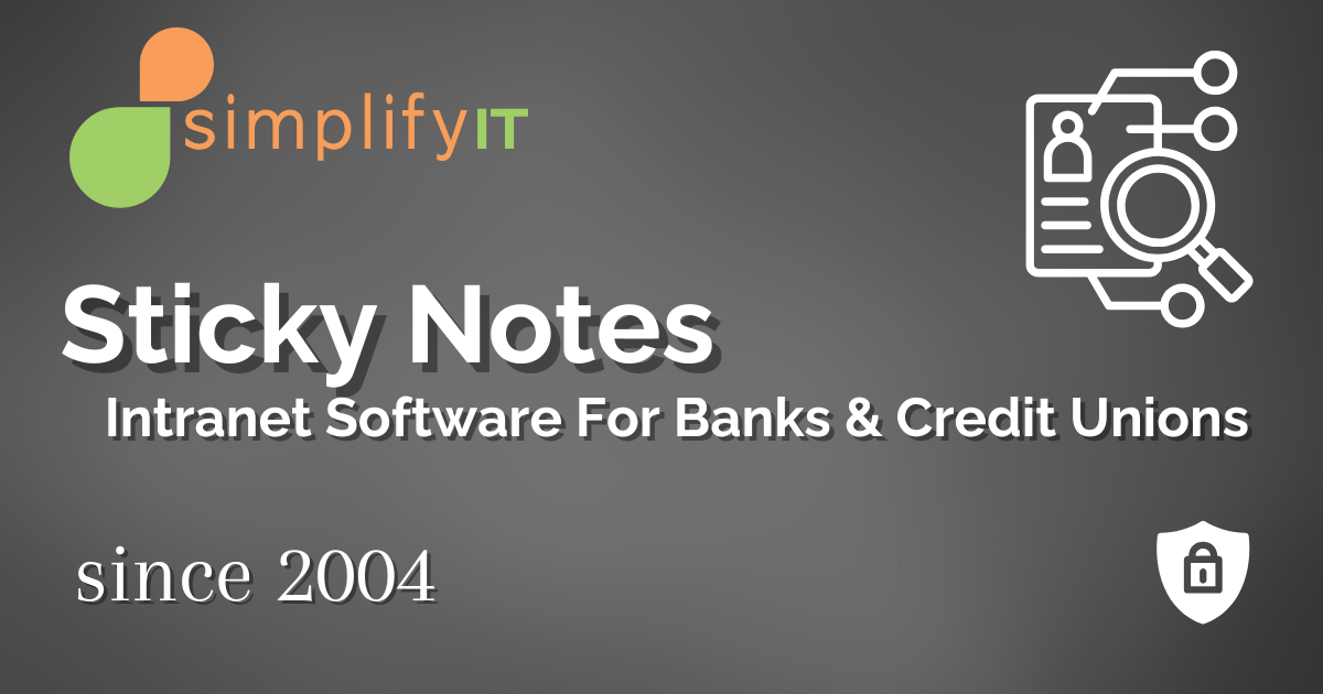Sticky Notes for Intranet Pages | SimplifyIT