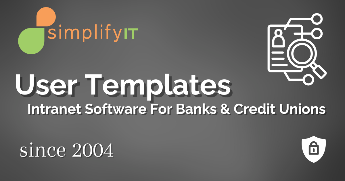 User Templates for Staff Onboarding & Access | SimplifyIT