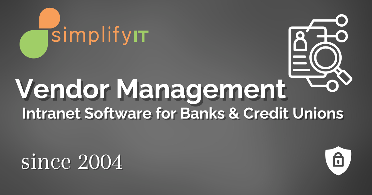 Vendor Management for Banks and Credit Unions | SimplifyIT