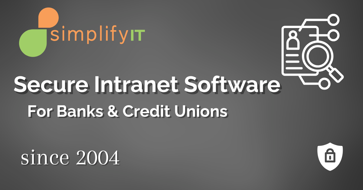 Secure Intranet Software for Banks and Credit Unions