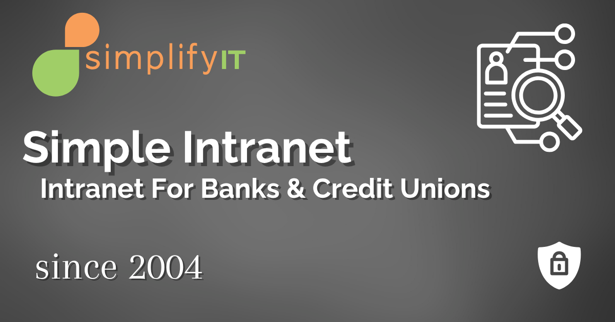 Simple Intranet for Banks & Credit Unions | SimplifyIT